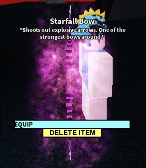 Starfall Bow | ROBLOX Craftwars Wikia | Fandom
