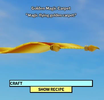 Golden Magic Carpet | ROBLOX Craftwars Wikia | Fandom