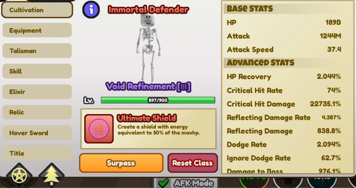 Character | Roblox Cultivation : Mortal to Immortal Wiki | Fandom
