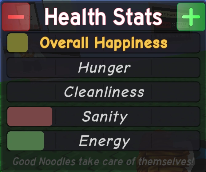 Health Stats | Roblox Daycare Wiki | Fandom