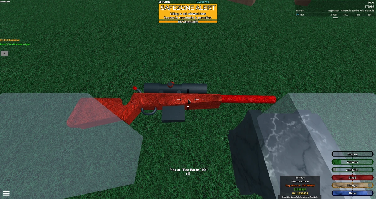 Red Baron | ROBLOX: Deadzone Remade By Reyne Wikia | Fandom