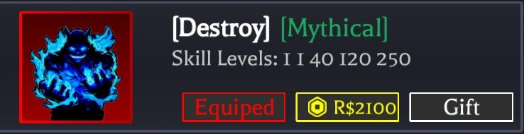 Destroy Demon Art | Roblox Demon Blade(unofficial) Wiki | Fandom