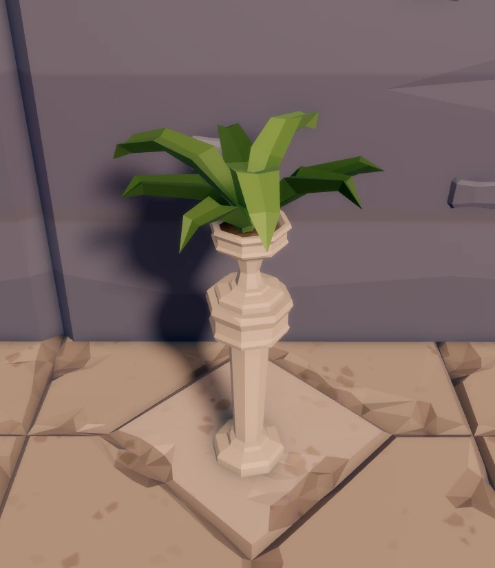 Stone Pedastal Planter (Fern) | Roblox Dragon Blade RPG Wiki | Fandom
