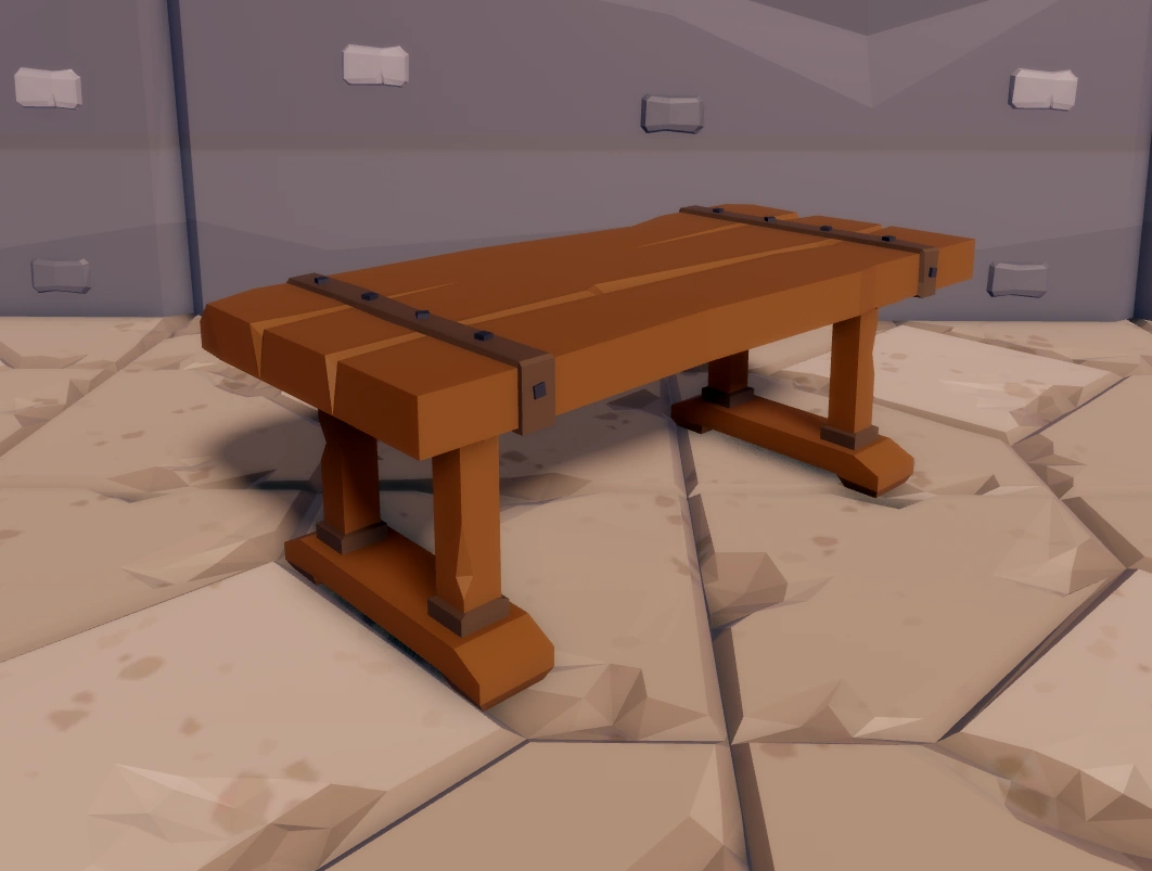 Reinforced Rustic Table | Roblox Dragon Blade RPG Wiki | Fandom