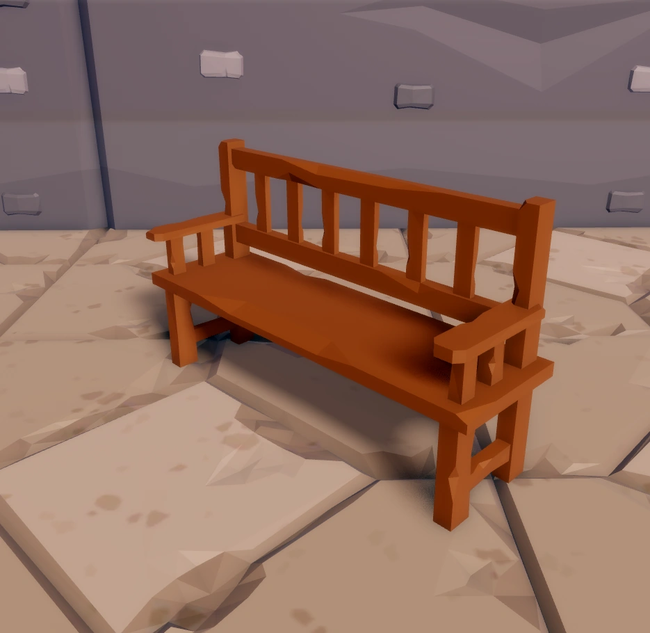 Simple Wood Bench | Roblox Dragon Blade RPG Wiki | Fandom