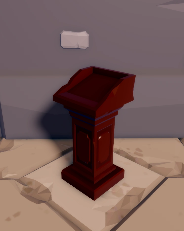 Polished Wood Lectern | Roblox Dragon Blade RPG Wiki | Fandom