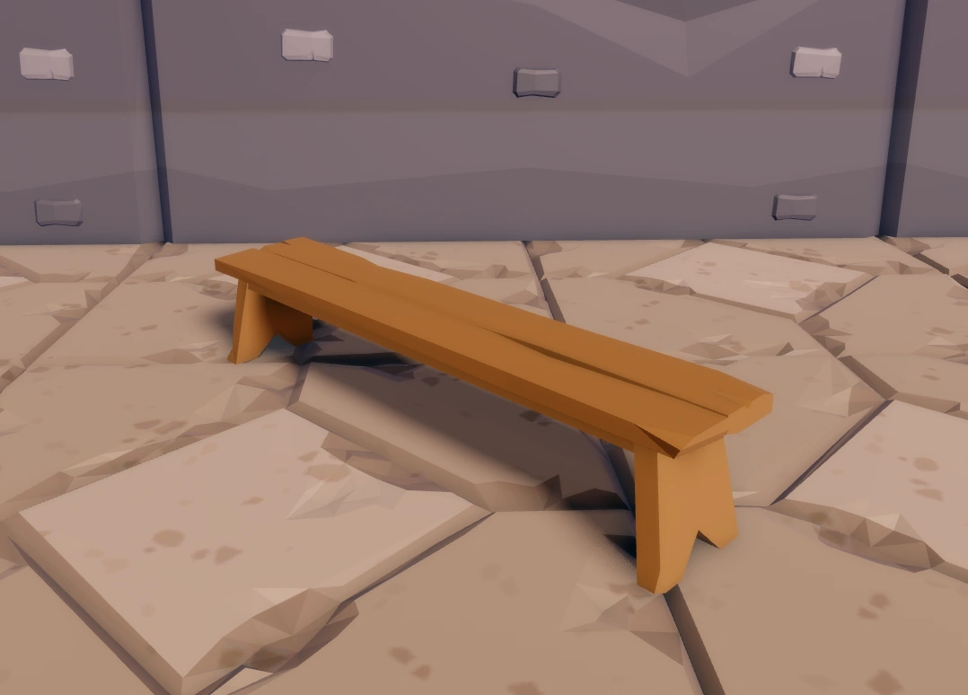Rustic Wood Bench | Roblox Dragon Blade RPG Wiki | Fandom