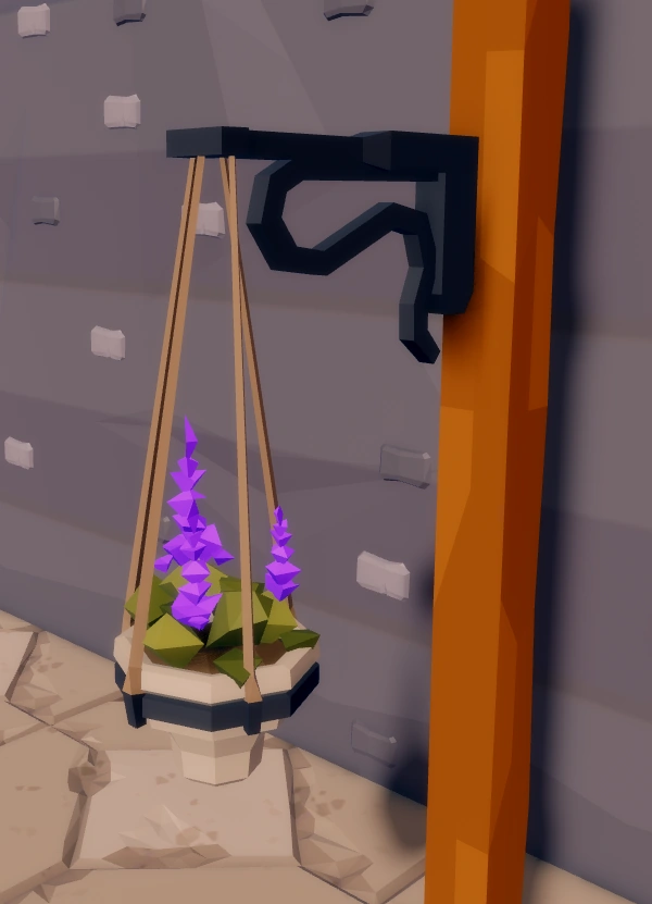 Stone Hanging Planter (Lavender) | Roblox Dragon Blade RPG Wiki | Fandom