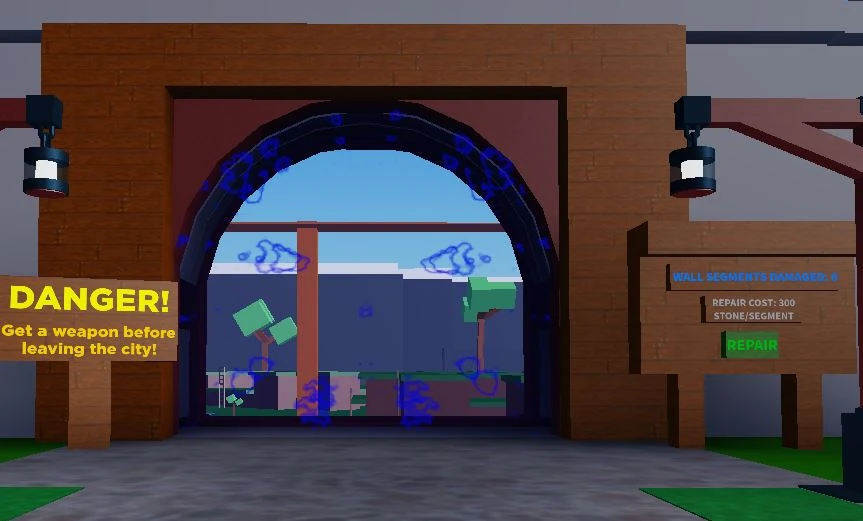 Gate and walls | Roblox : DWARVES VS ZOMBIES Wiki | Fandom