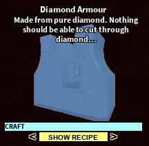 Diamond Armour | Roblox: Exotic Craftwars Wiki | Fandom