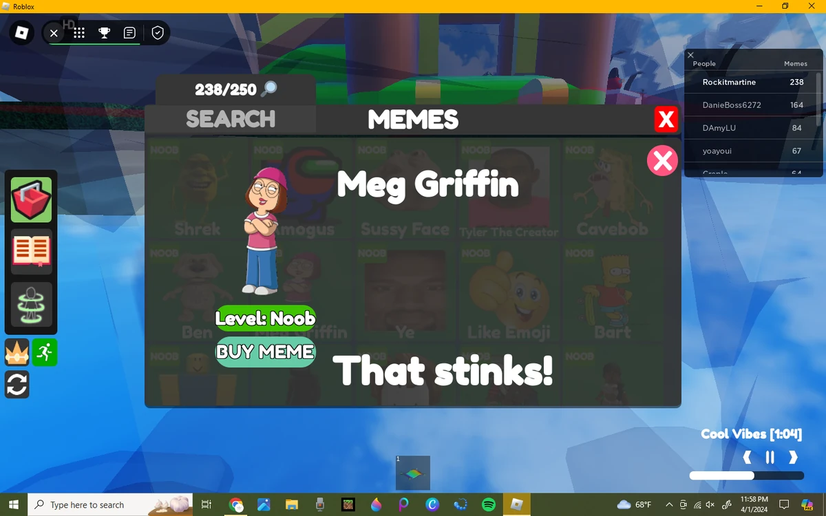 Meg Griffin/gallery | Roblox find-the-memes Wiki | Fandom