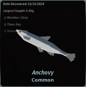 Anchovy | Roblox Fisch Wiki | Fandom