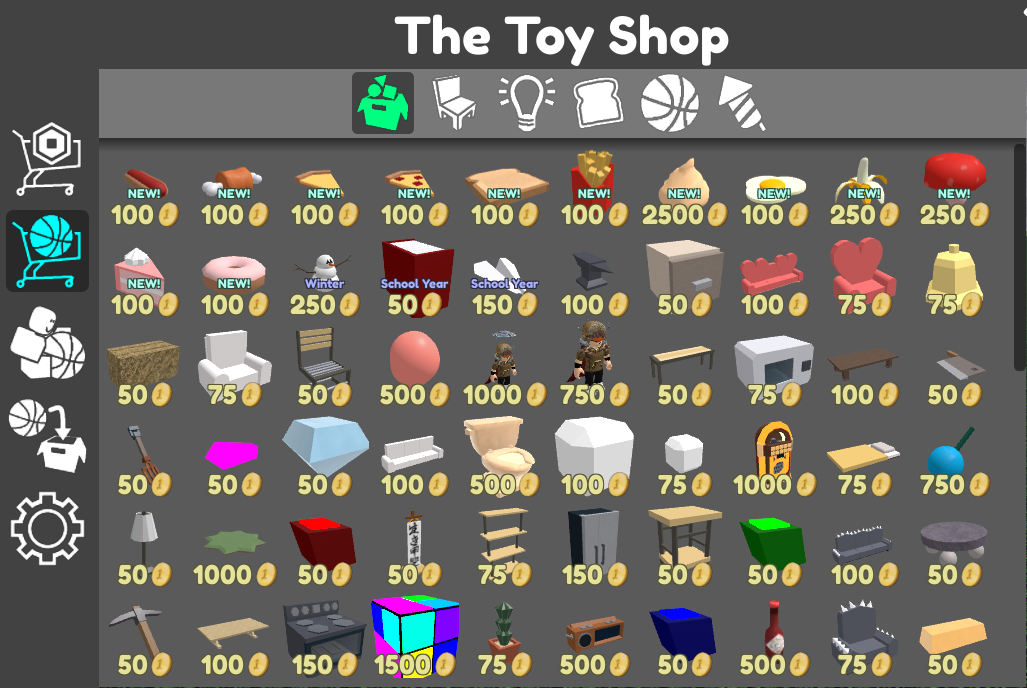Shop items | Roblox Fling Things And People Wiki | Fandom