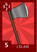 LT2: Axe | ROBLOX Flip Cards Wiki | Fandom