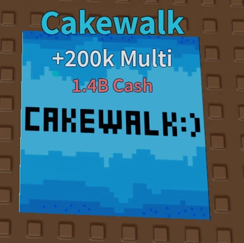 Cakewalk | Roblox Funny jjt button simulator Wiki | Fandom
