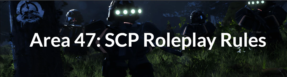 Game Rules | Roblox Game Area-47 Wiki | Fandom