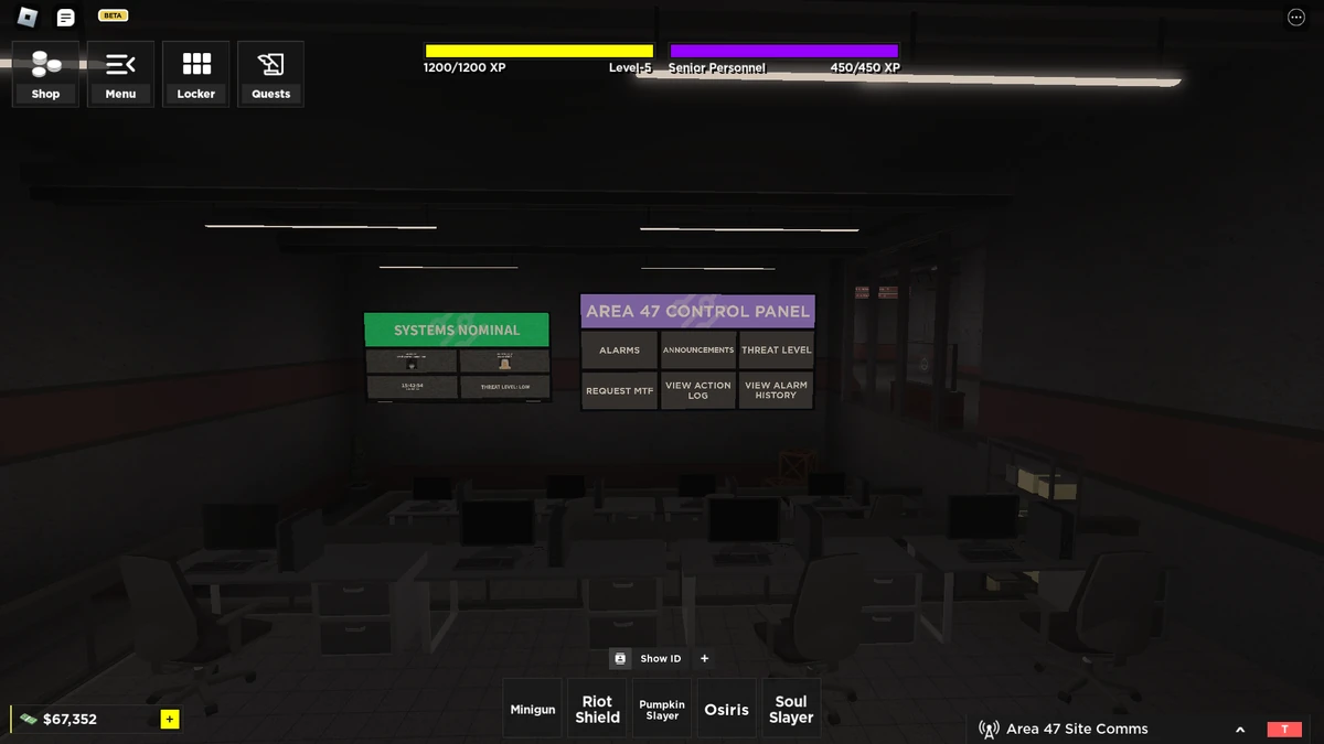 Control Room | Roblox Game Area-47 Wiki | Fandom