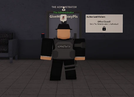 The Administrator | Roblox Game Area-47 Wiki | Fandom