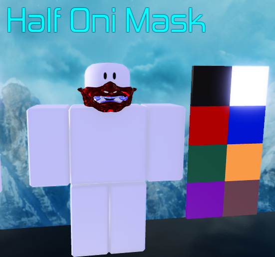 Half Oni Mask (Accessory) | Ghost Grid Wiki | Fandom