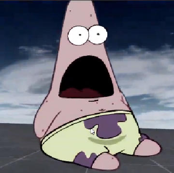 Patrick Surprised Face Png
