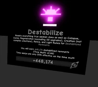 Destabilize | Roblox Grass Cutting Incremental Wiki | Fandom