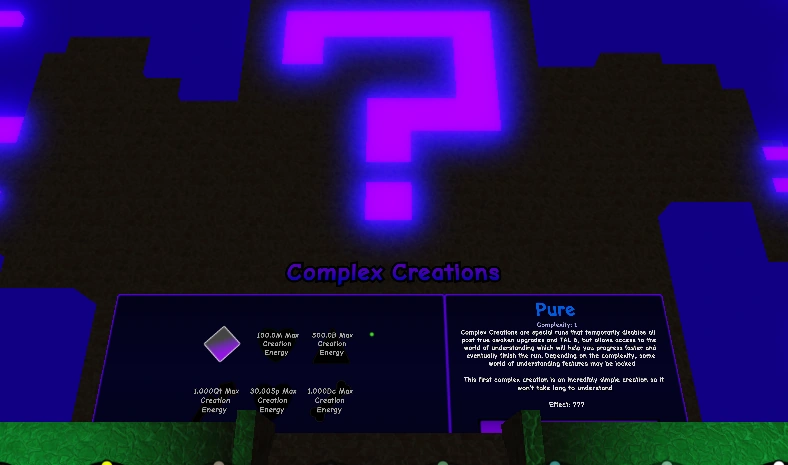 Complex Creations | Roblox Grass Cutting Incremental Wiki | Fandom