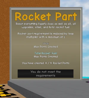 Rocket Part | Roblox Grass Cutting Incremental Wiki | Fandom