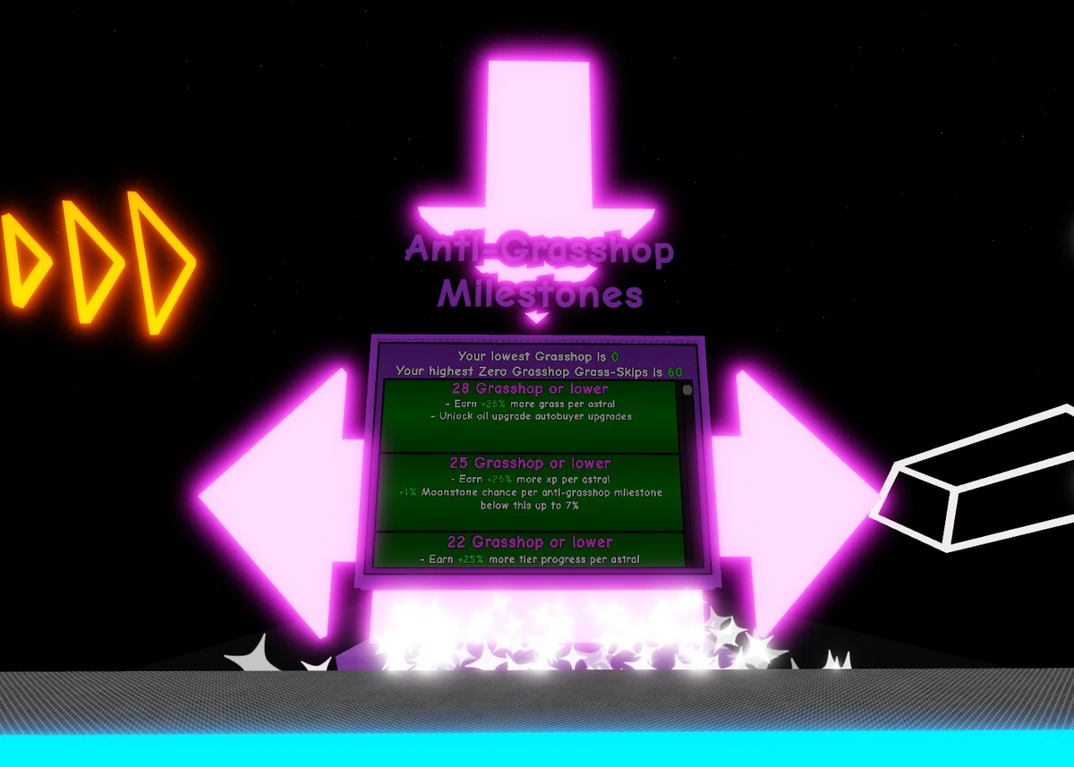 Anti-Grasshop Milestones | Roblox Grass Cutting Incremental Wiki | Fandom