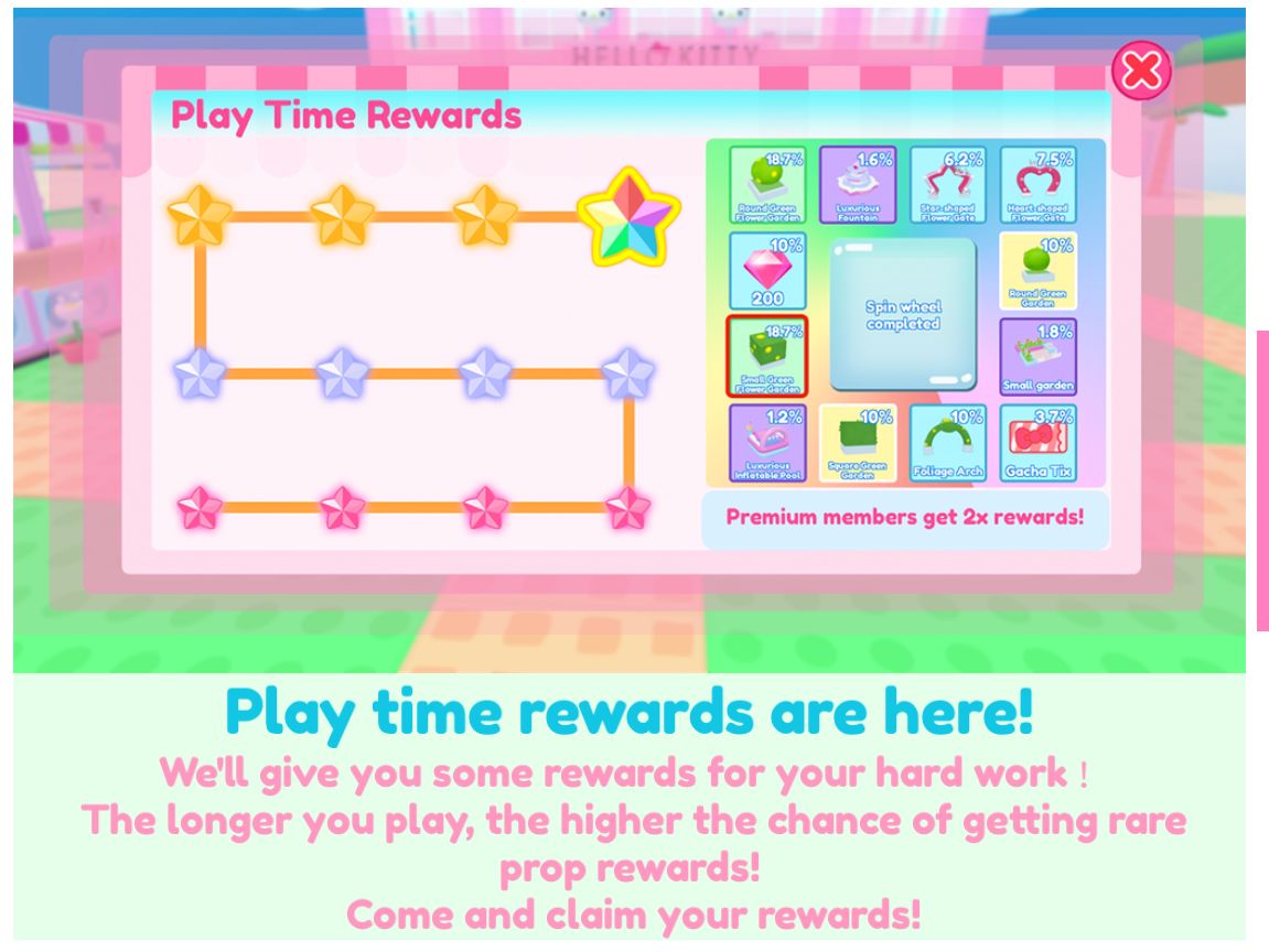 Play Time Rewards | My Hello Kitty Cafe Wiki | Fandom