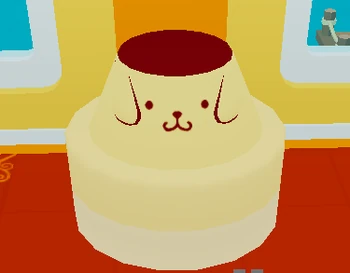 Pompompurin Pudding Statue | My Hello Kitty Cafe Wiki | Fandom