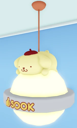 Pompompurin Ceiling Light (Reward) | My Hello Kitty Cafe Wiki | Fandom