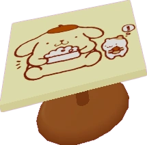 Pompompurin Table | My Hello Kitty Cafe Wiki | Fandom