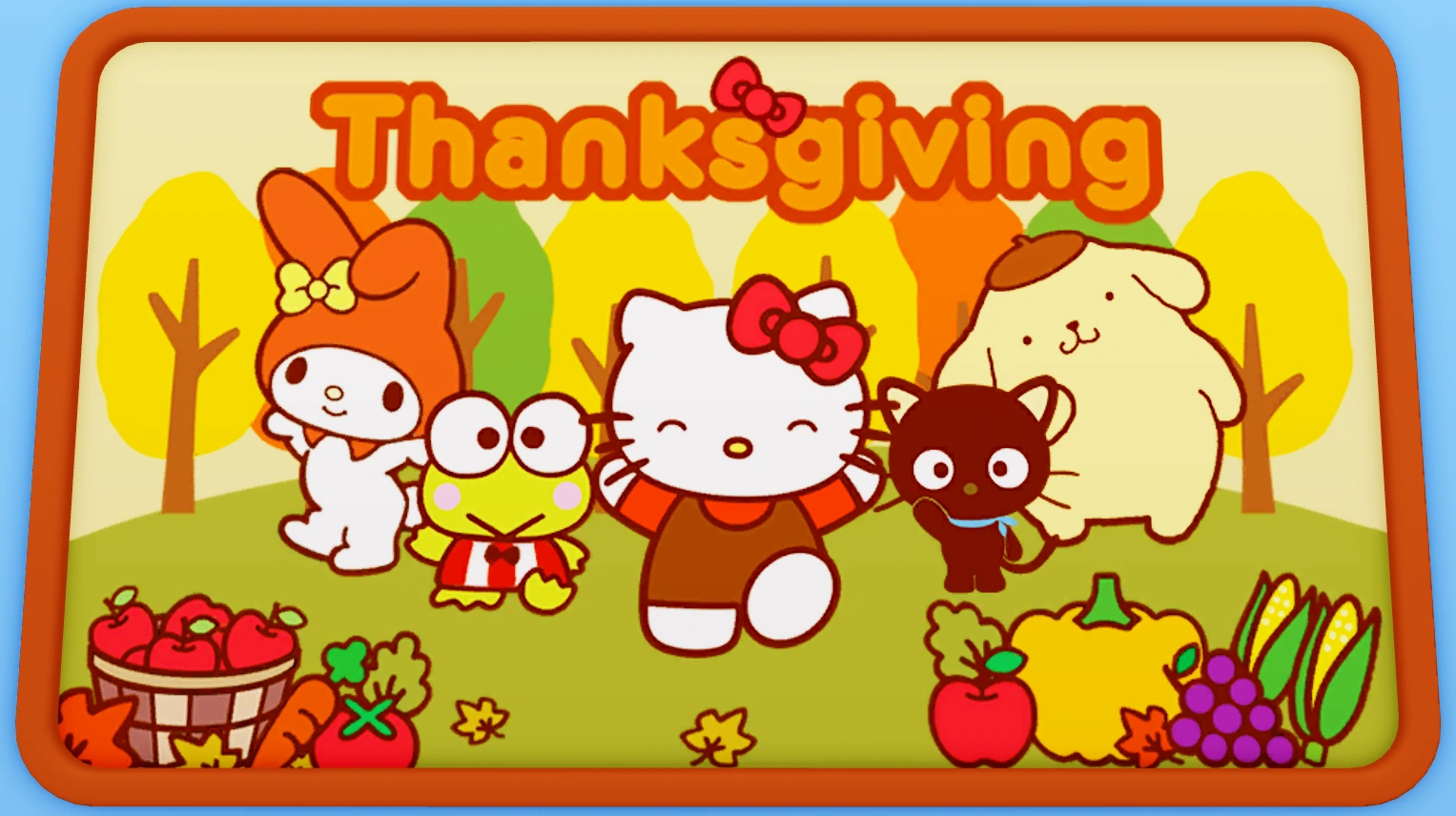 Hello Kitty Thanksgiving Pictures