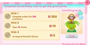 Monkichi Birthday Party | My Hello Kitty Cafe Wiki | Fandom