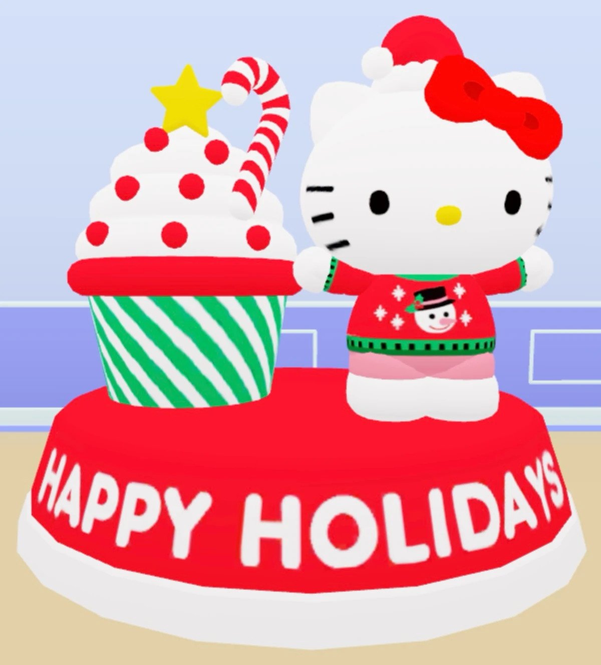 Holiday Dessert Statue | My Hello Kitty Cafe Wiki | Fandom