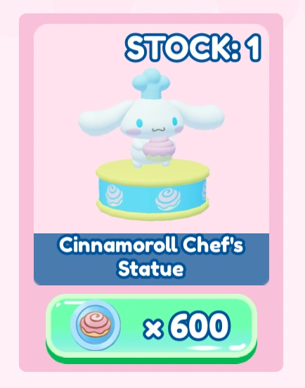 Cinnamoroll Chef's Statue | My Hello Kitty Cafe Wiki | Fandom