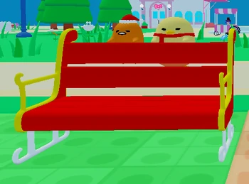 Holiday Bench | My Hello Kitty Cafe Wiki | Fandom