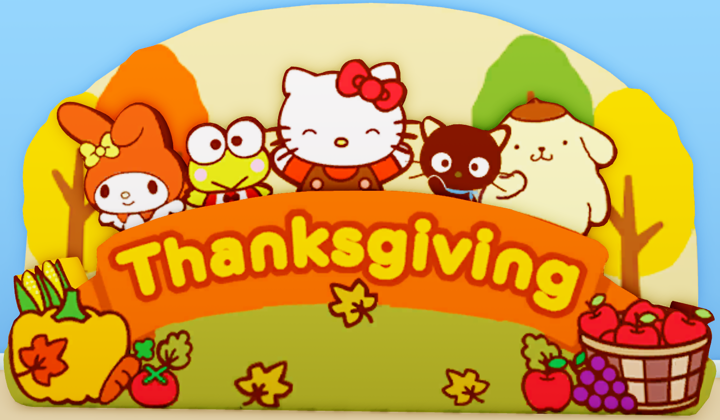 Hello Kitty Wallpapers Thanksgiving