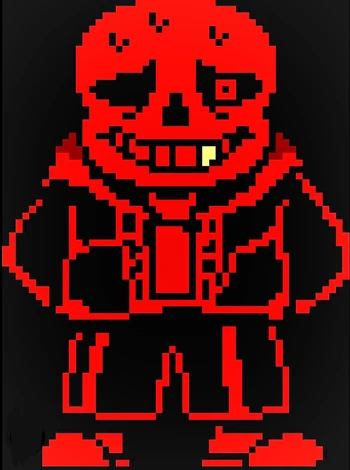 Underfell Sans | Roblox Horror Mansion Wiki | Fandom