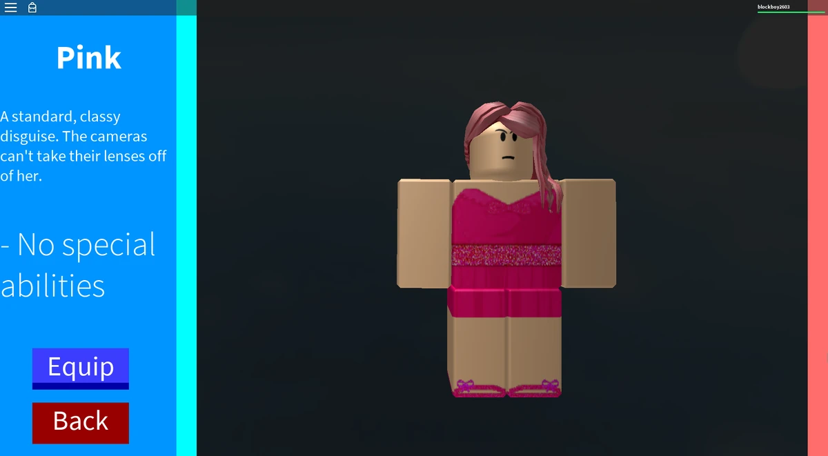Disguise: Pink | ROBLOX In Plain Sight Wikia | Fandom
