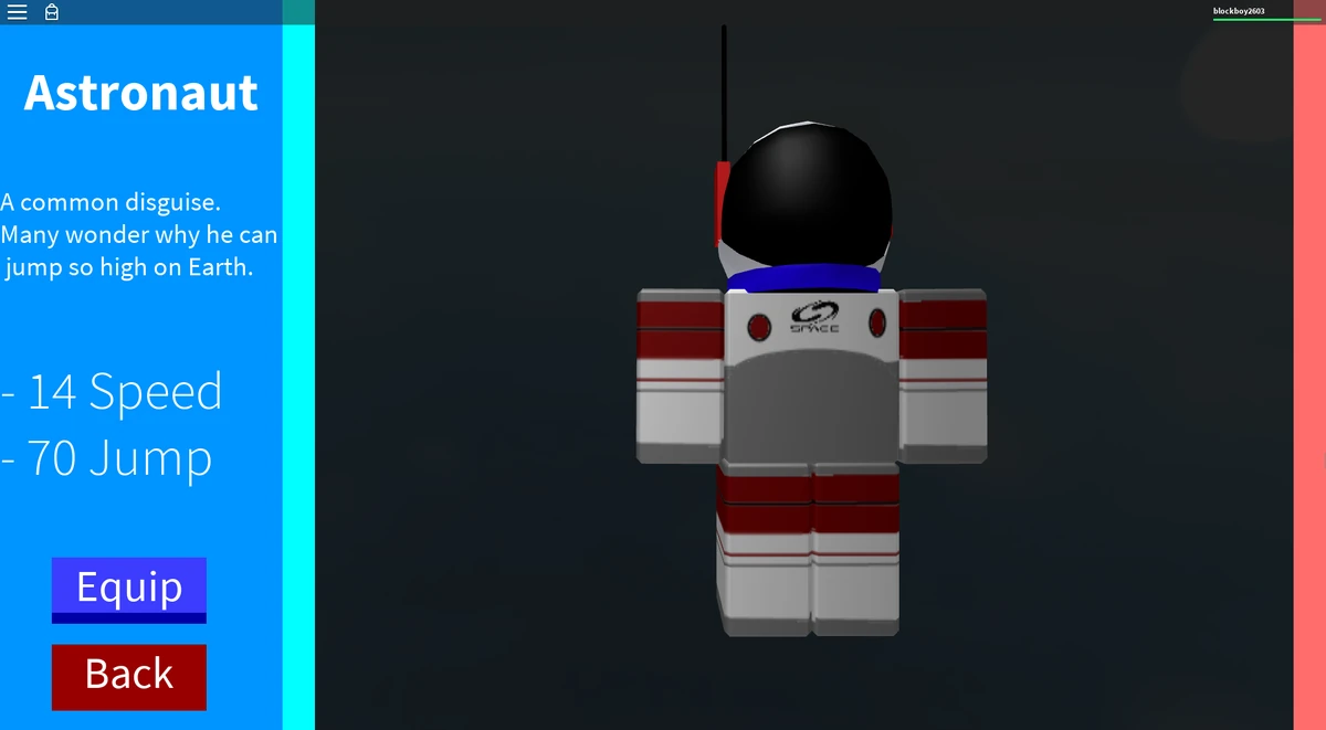 Disguise: Astronaut | ROBLOX In Plain Sight Wikia | Fandom