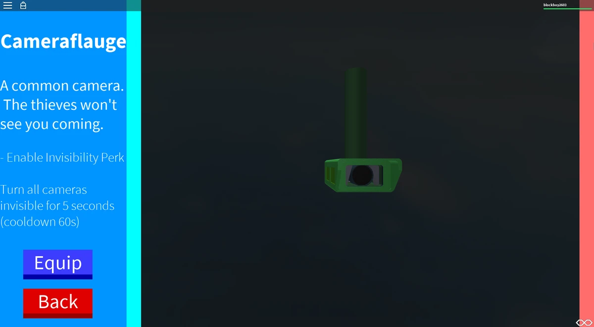 Camera: Cameraflauge | ROBLOX In Plain Sight Wikia | Fandom