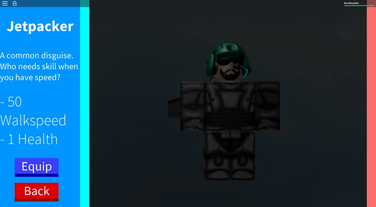 Disguise: Jetpacker | ROBLOX In Plain Sight Wikia | Fandom