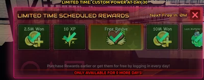 Limited time scheduled rewards | Roblox Ink Games Wiki | Fandom