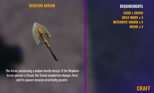 Requiem Arrow | Roblox Is Unbreakable Wiki | Fandom