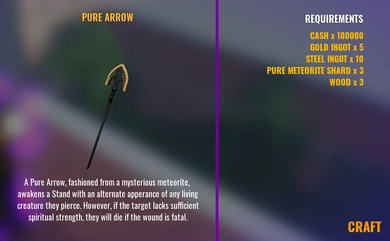 Pure Arrow | Roblox Is Unbreakable Wiki | Fandom