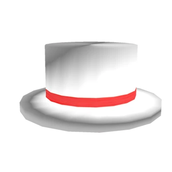 Item:White Red Banded Top Hat | Roblox Lost Media Wiki | Fandom