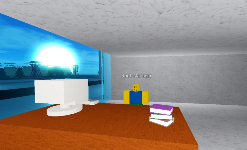 Noob Manager | Roblox Mad World Official Wiki | Fandom