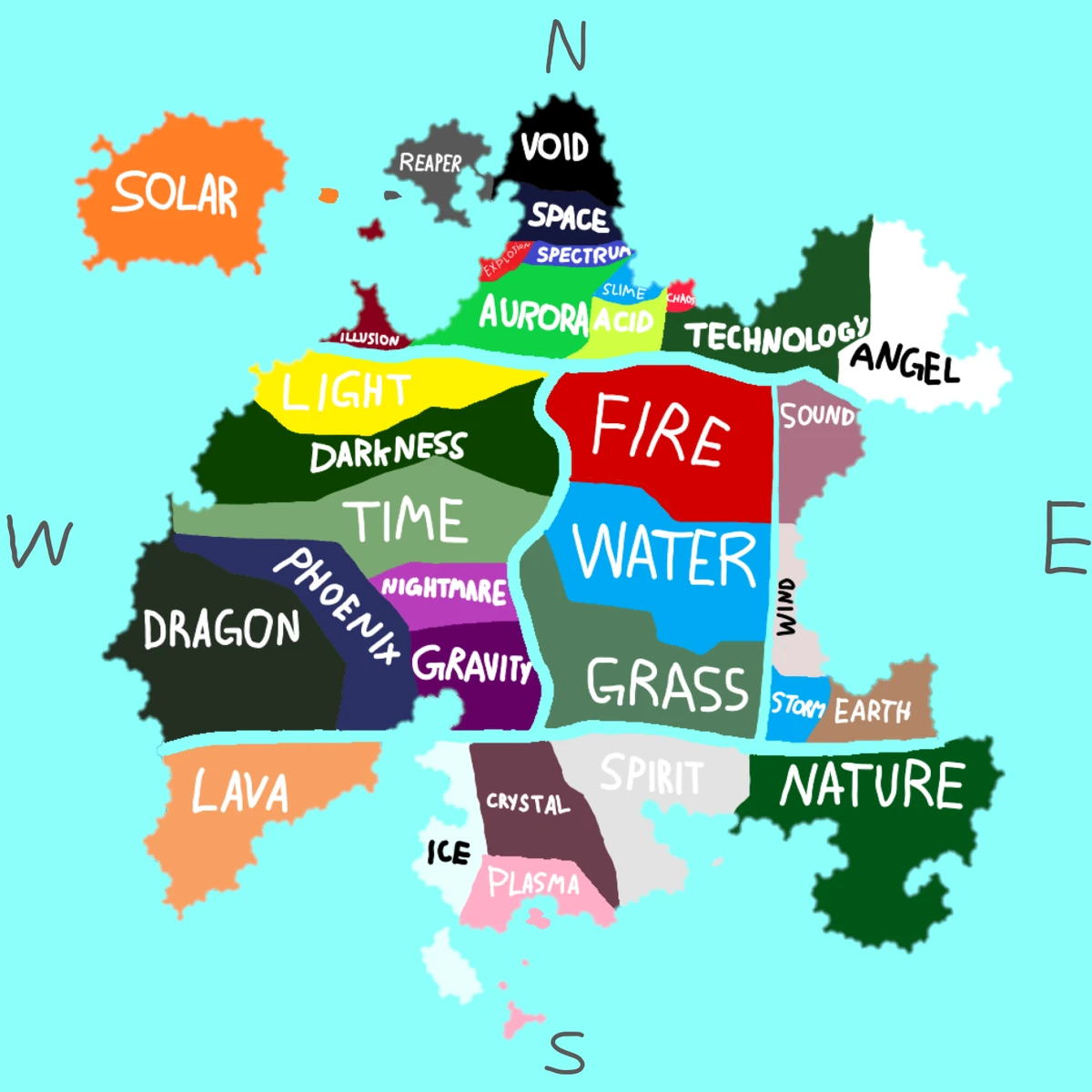 World (Geographically) | Roblox Magic and Elemental Ideas Wiki | Fandom