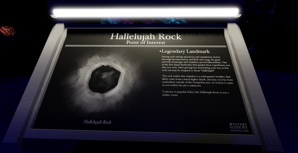 Hallelujah Rock | ROBLOX Mystery Flesh Pit Wiki | Fandom